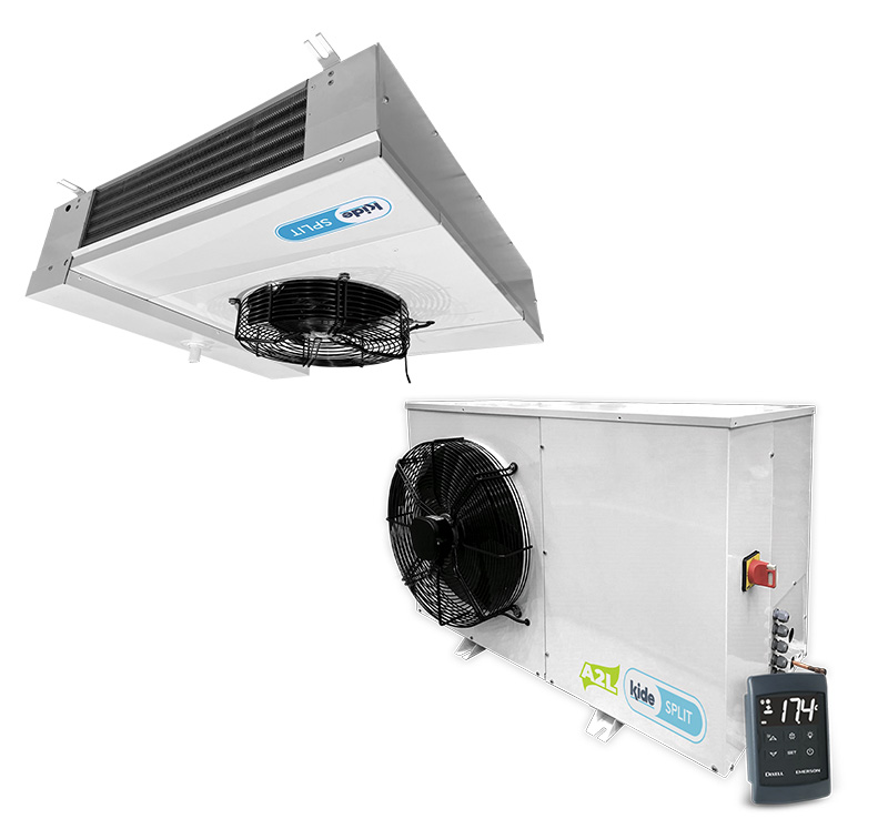 Commercial silent split refrigeration unit - A2L - ESS